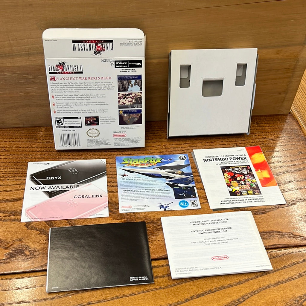 Final Fantasy VI Advance(Box and Manuals Only) – The Frugal Dutchman